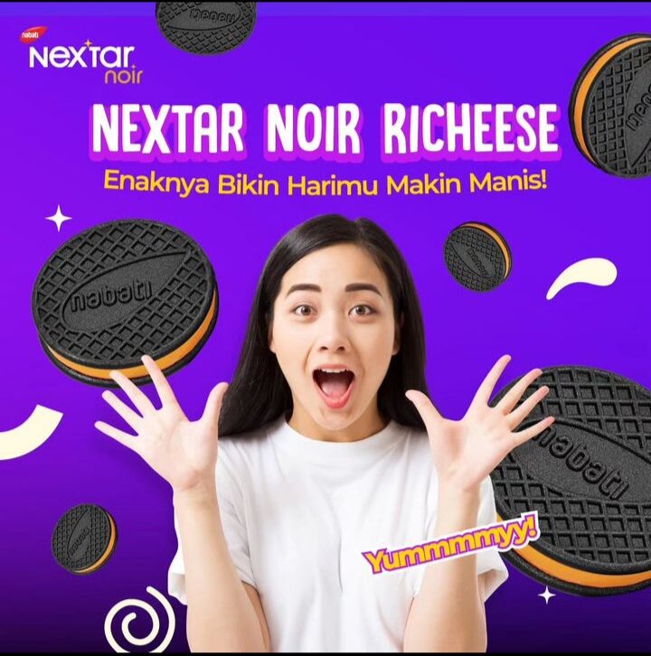 BISKUIT RASA COKELAT SANDWICH / NEXTAR NOIR / 100 GRAM / NABATI ...