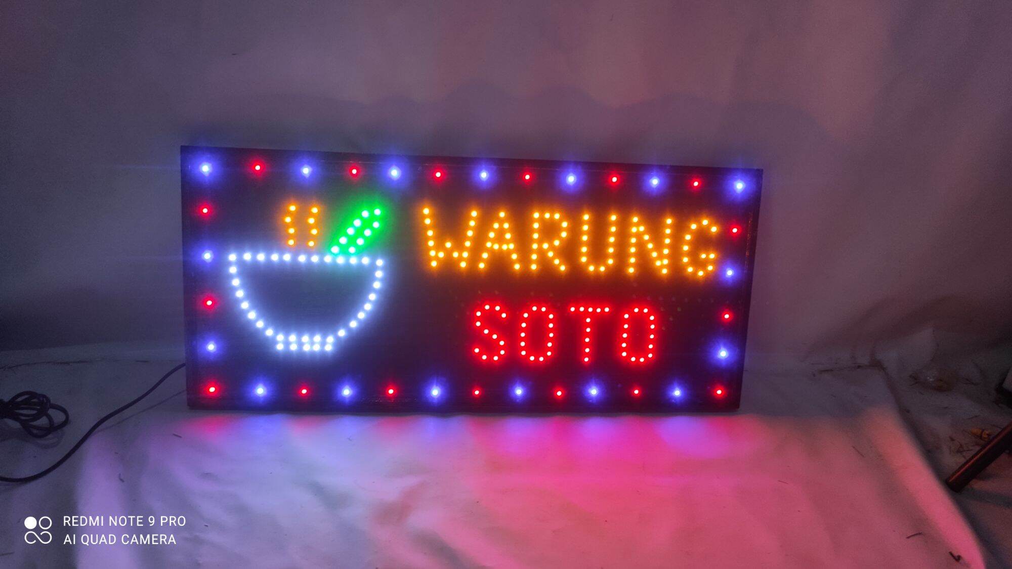 tulisan led WARUNG SOTO + MANGKUK | Lazada Indonesia