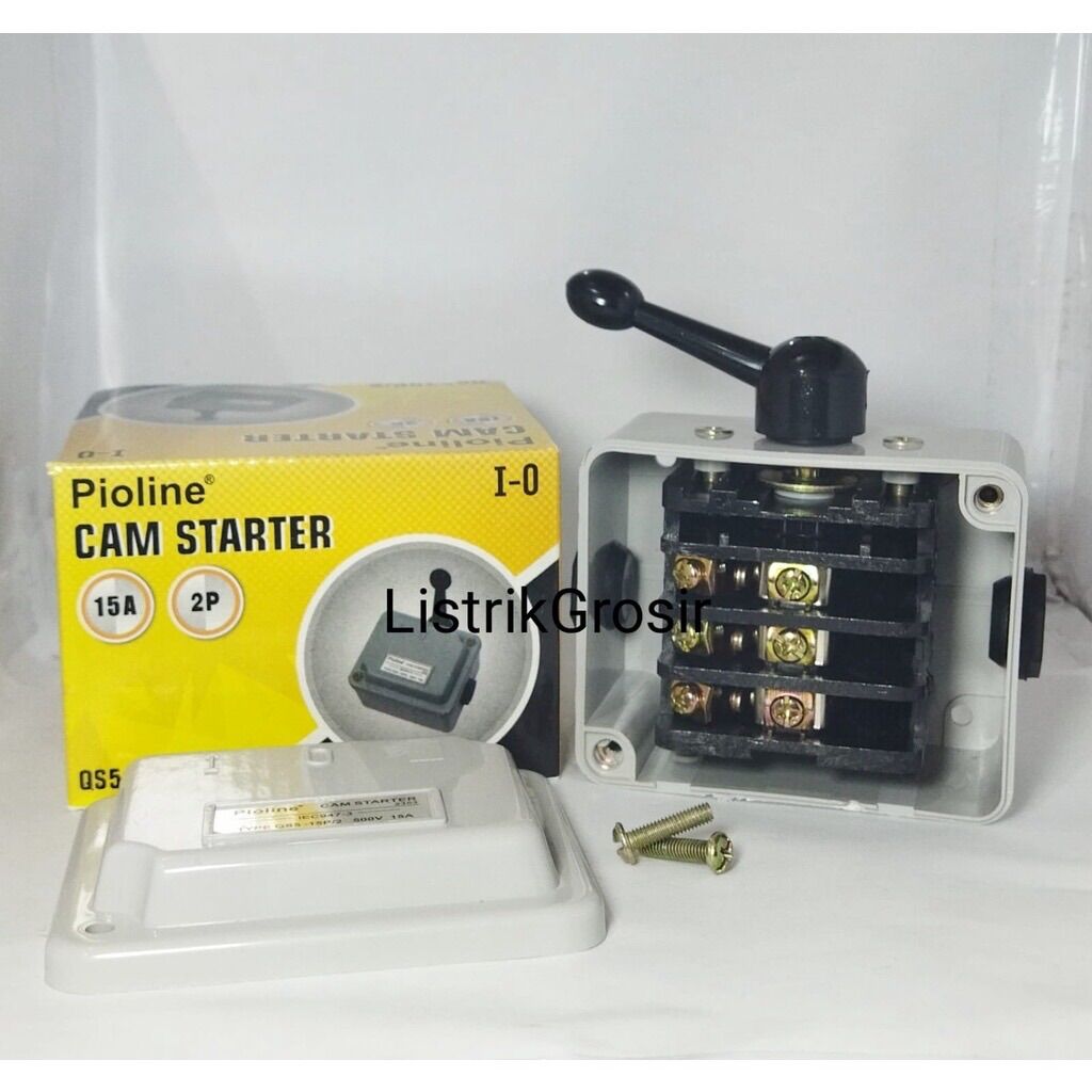 Cam Starter (ON-OFF) Pioline / Handle 2P 15A I - 0 / 3P 15A I - II (ON ...