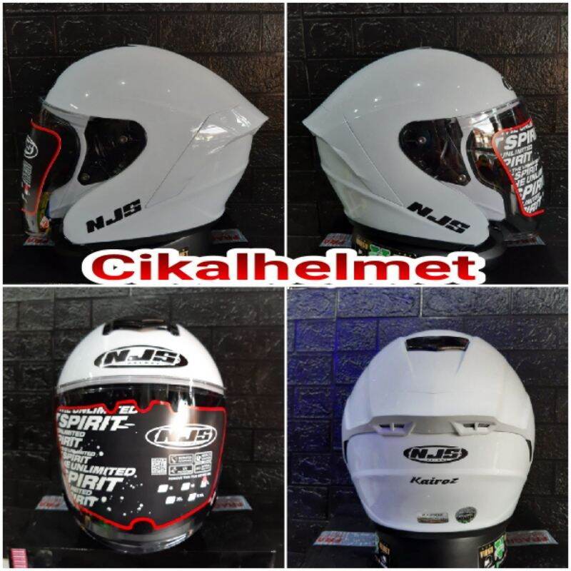 HELM NJS KAIROZ SOLID STONE GREY GLOSSY NJS KAIROZ GREY ORIGINAL ...