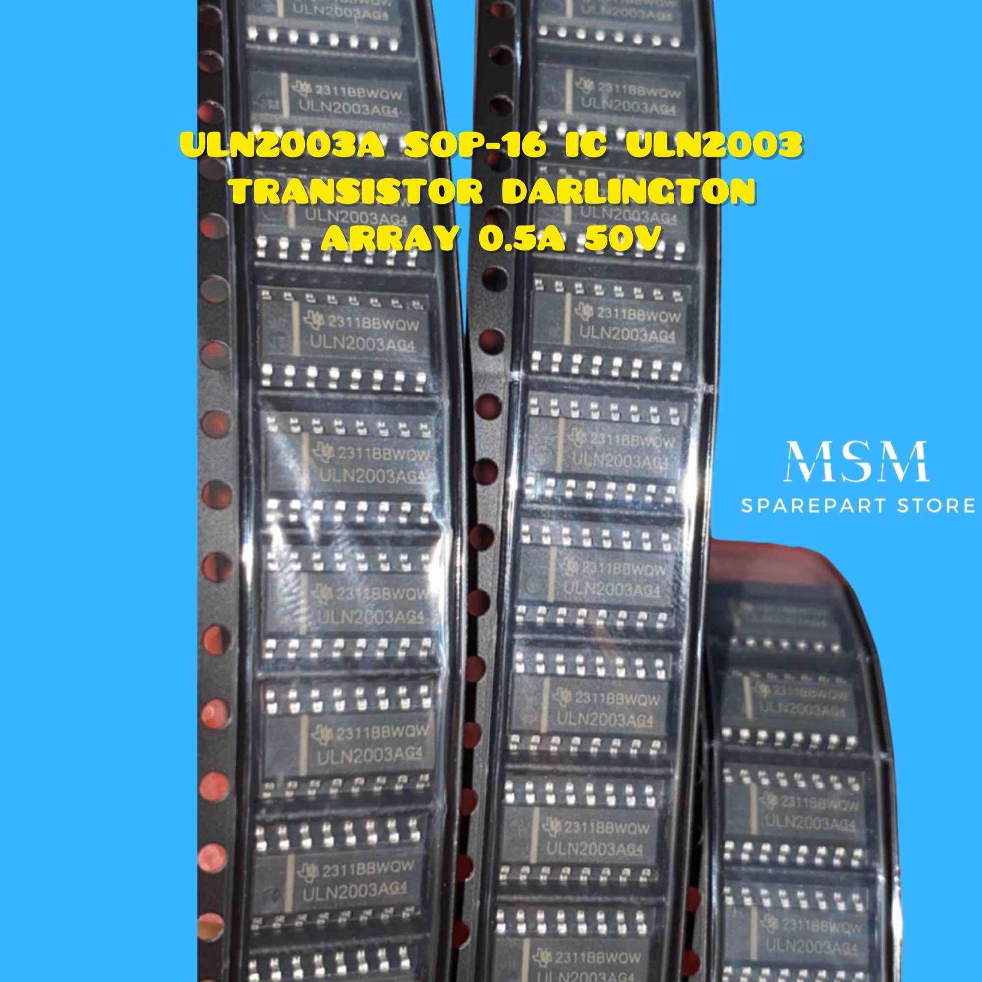ULN2003A SOP-16 IC ULN2003 TRANSISTOR DARLINGTON ARRAY 0.5A 50V ... ULN2003A SOP-16 IC ULN2003 TRANSISTOR DARLINGTON ARRAY 0.5A 50V ...