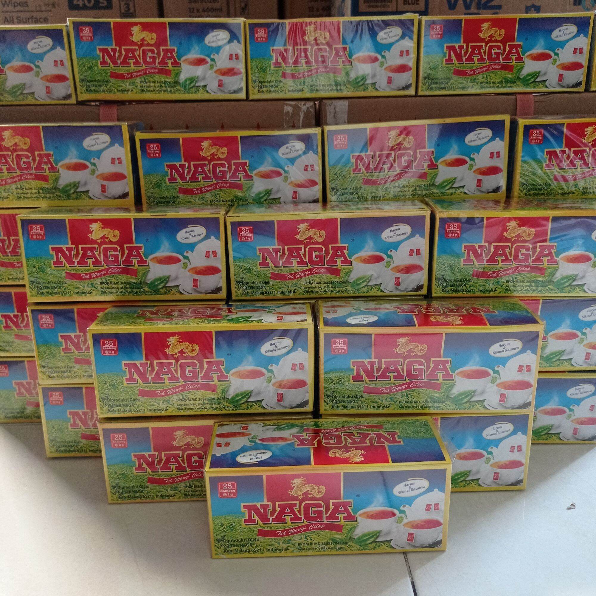 Teh Naga Celup Asli Malang 1 Pack Isi 25 Kantong | Lazada Indonesia