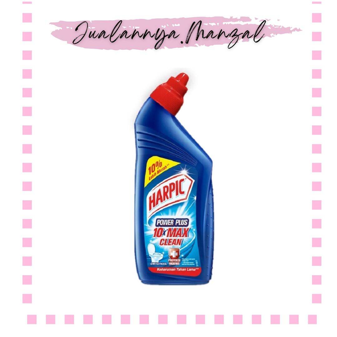 Harpic Power Plus 10x Max Clean Original Pembersih Toilet Efektif Bunuh ...