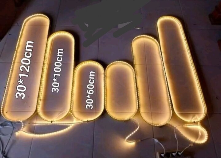 backdrop dekorasi lampu oval rangka besi | Lazada Indonesia