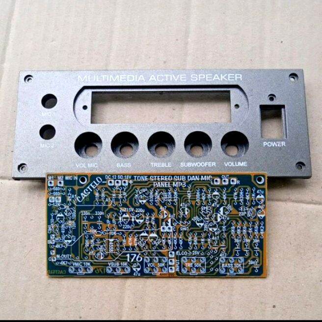 Panel Multimedia Active Speaker USB 2 Mic Subwoofer Plus PCB Tone ...