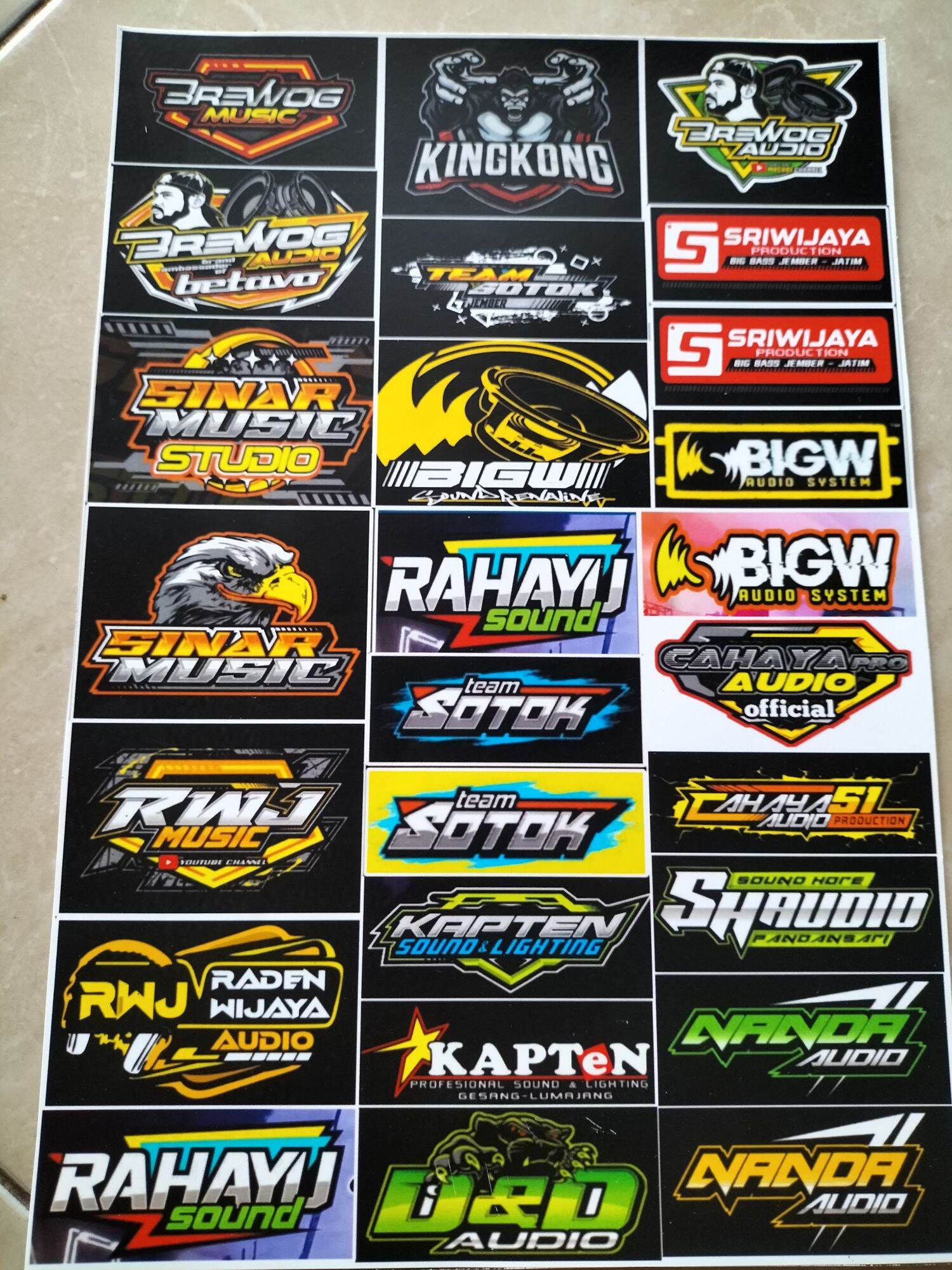 STIKER AUDIO | STIKER SOUND SYSTEM VINYL | STIKER AUDIO ANTI AIR ...