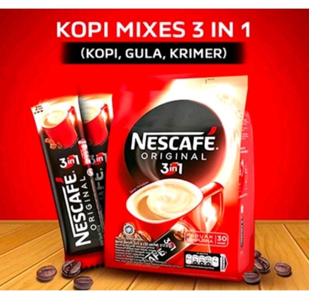 Nescafe Original 3 in 1 BAG (17.5g x 30 sachet) | Lazada Indonesia