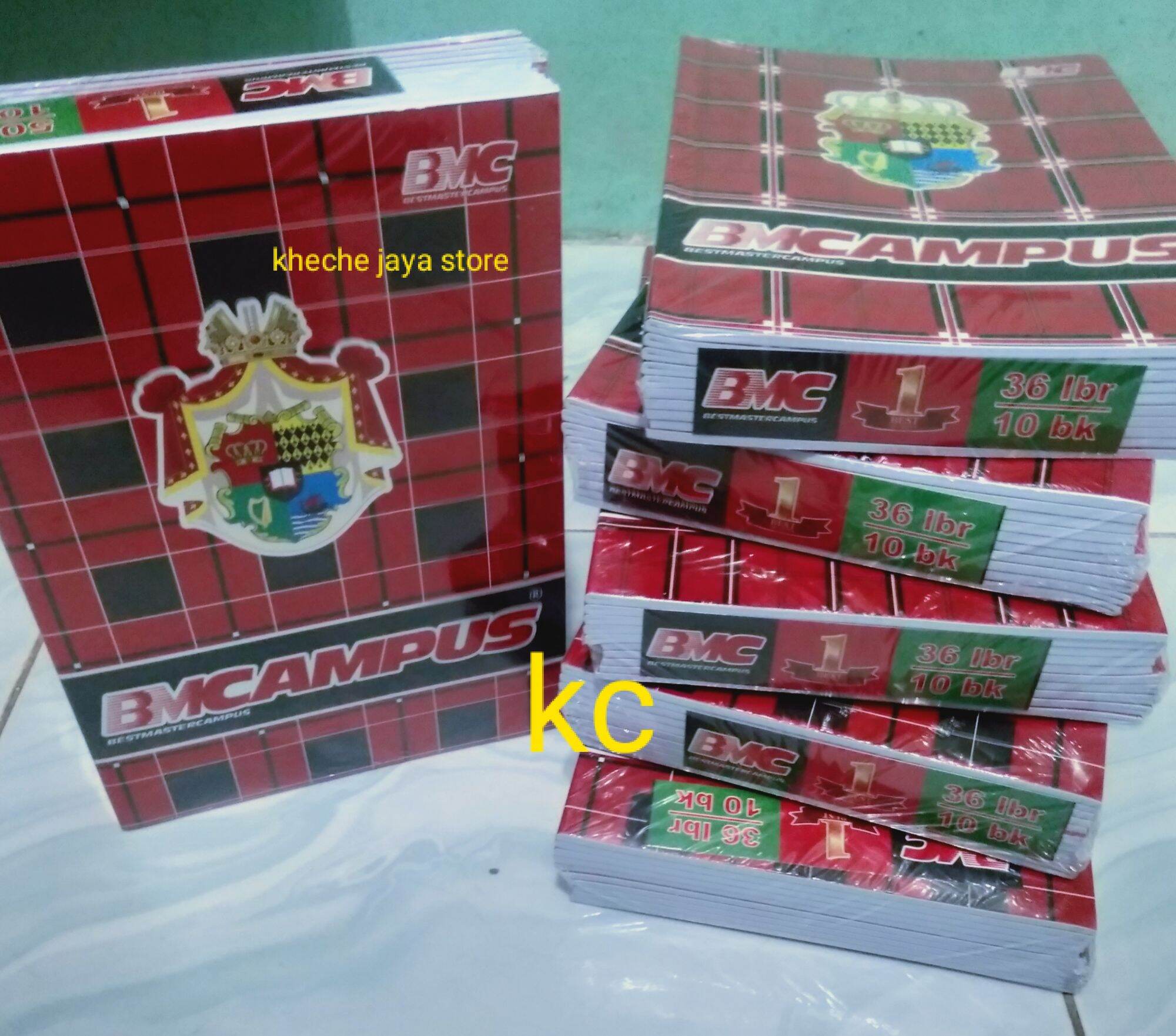 BUKU TULIS BMCAMPUS ISI 50 LEMBAR DAN 36 LEMBAR /1 PACK 10 PCS /5 PCS ...