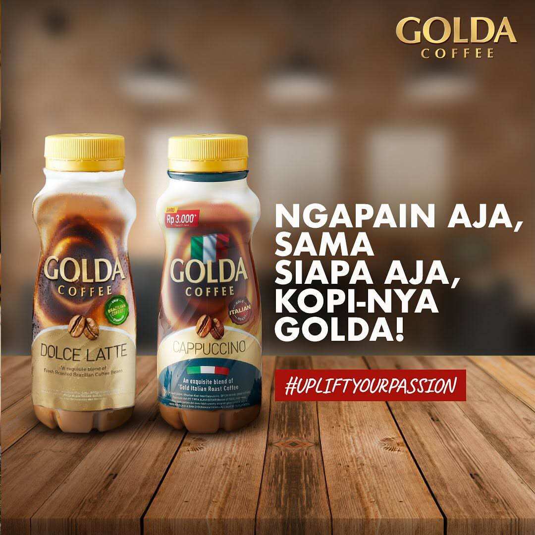Golda Kopi RTD Botol PET 200ml x 12pcs [Karton/Pack] / Kopi Siap Minum ...