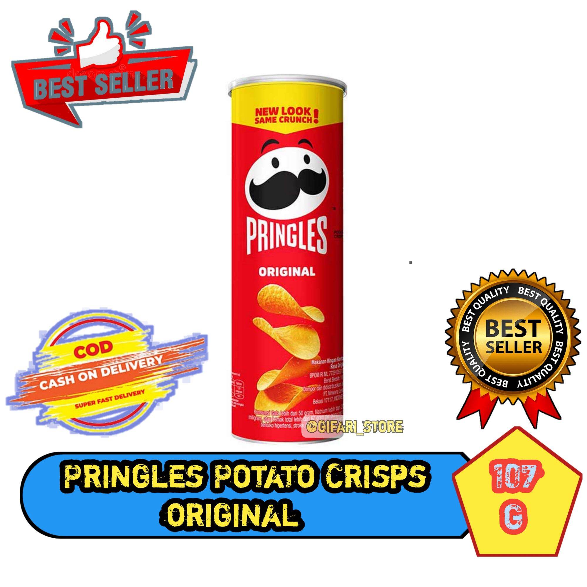 Pringles Potato Crisps Original 107G | Lazada Indonesia