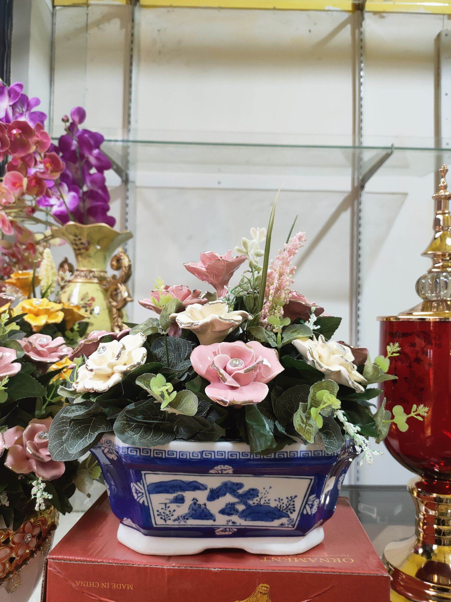 bunga keramik / bunga London / bunga italy rangkai PP04 | Lazada Indonesia