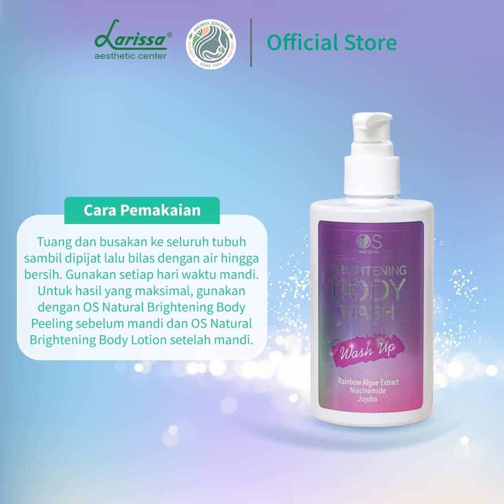 Larissa Brightening Body Wash With Rainbow Algae & Niacinamide - Sabun ...