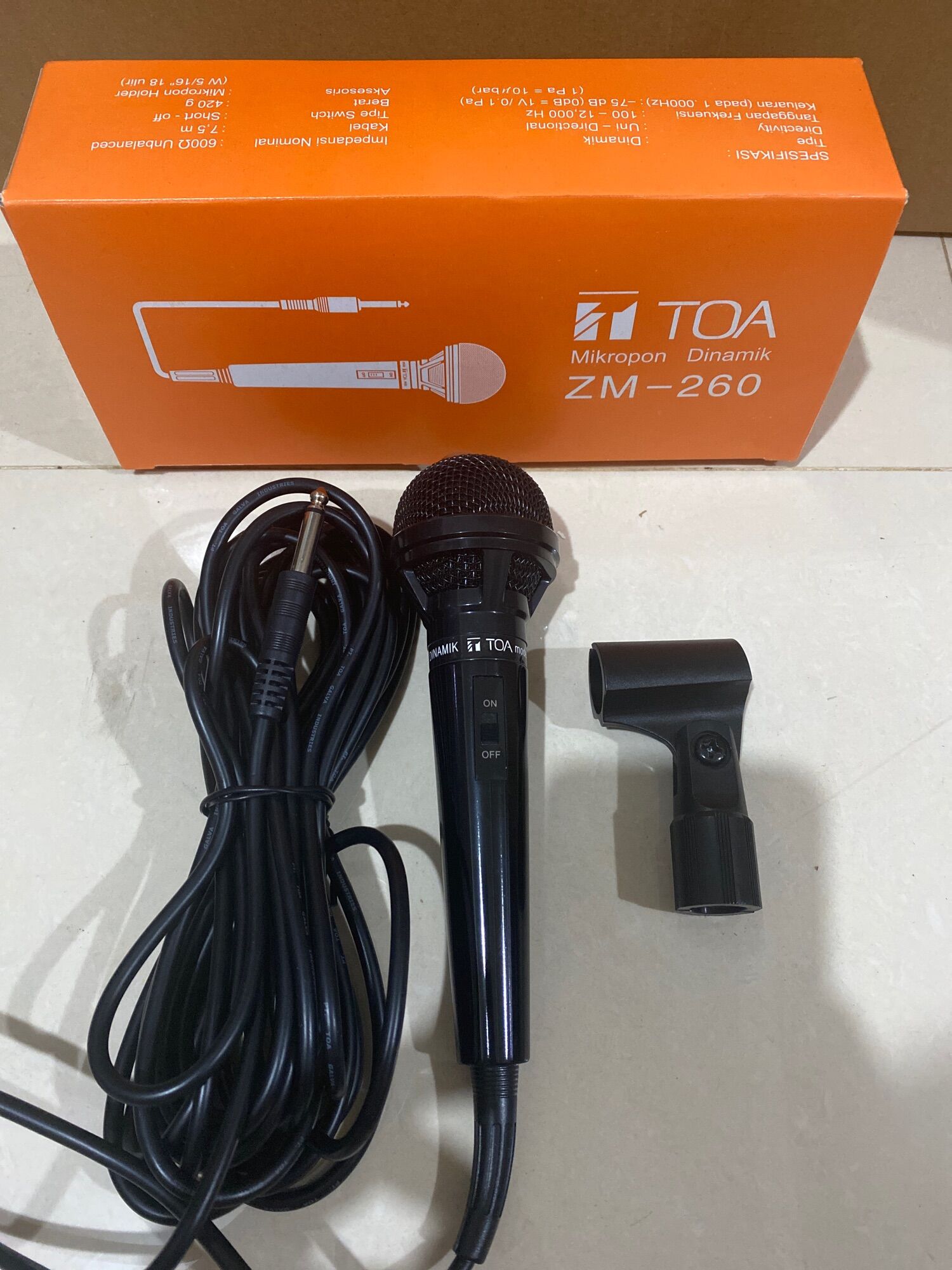 TOA mic / microphone kabel ZM-260 Original | Lazada Indonesia