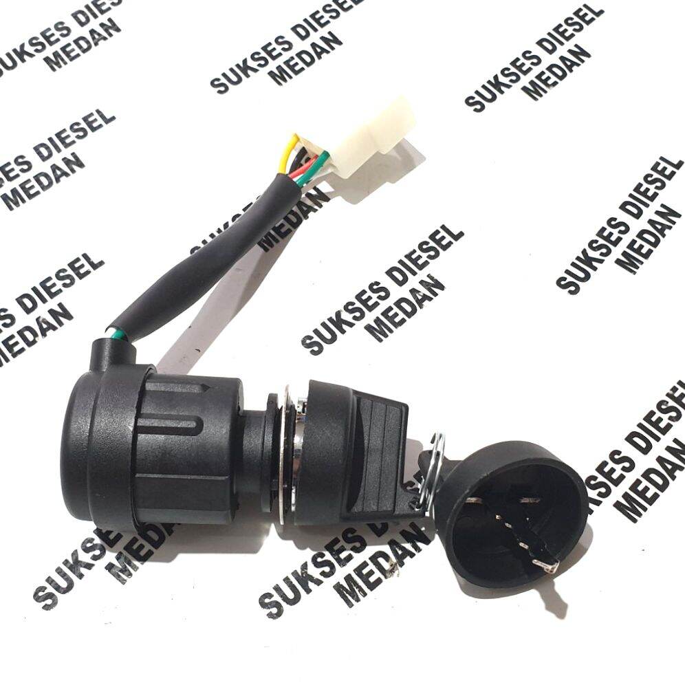 SWITCH STARTER KUNCI KONTAK GENSET DIESEL 186F 186FA 188FA 192FA KIPOR ...