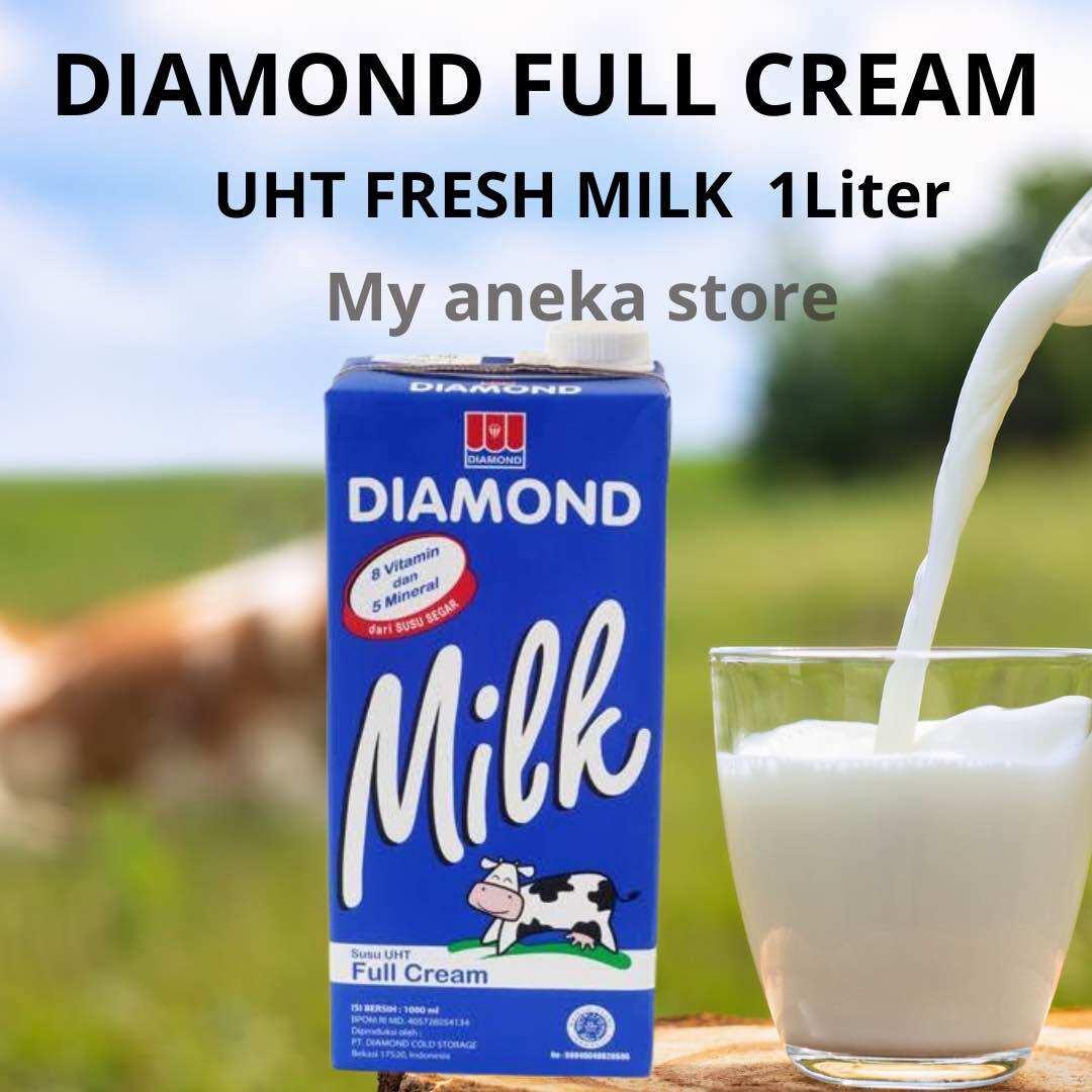 Diamond Susu UHT Full Cream 1000ml /susu 1liter | Lazada Indonesia