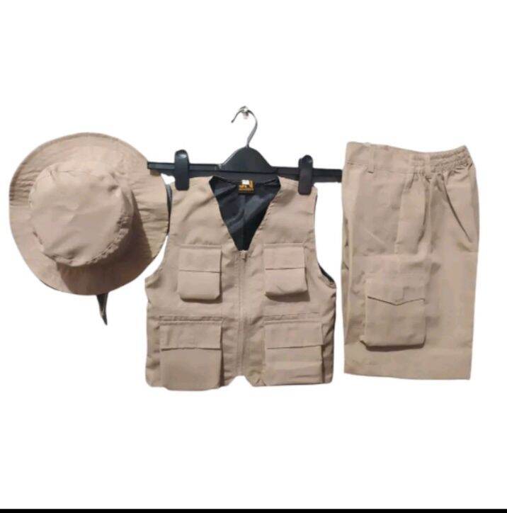 Rompi adventure anak//rompi safari//rompi celana topi | Lazada Indonesia