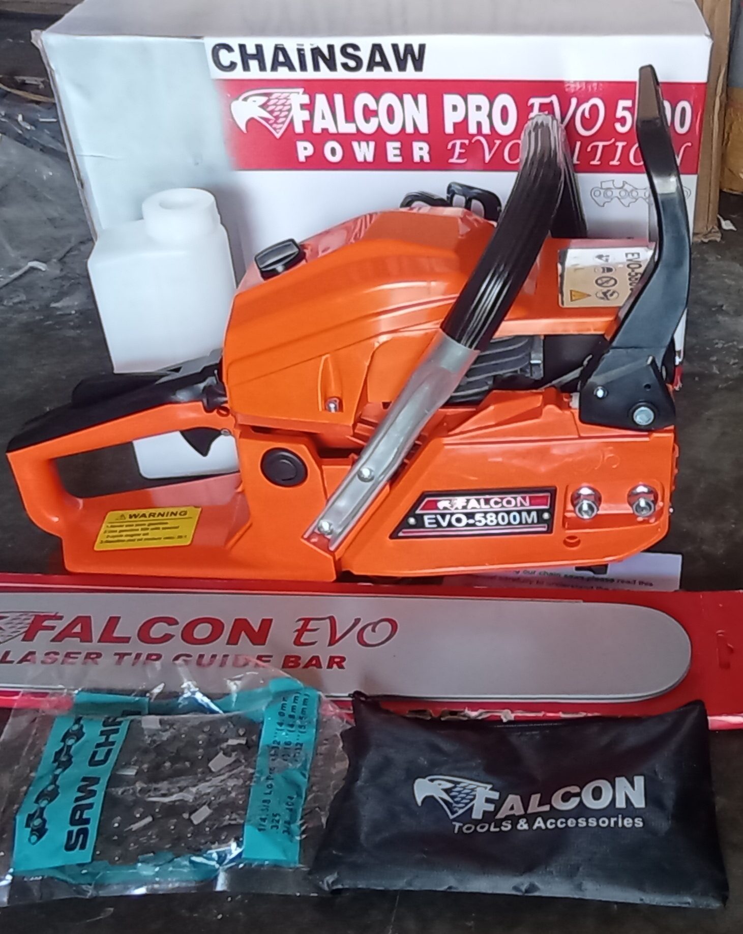 Chainsaw FALCON PRO EVO 5800 TANPA BAR | Lazada Indonesia