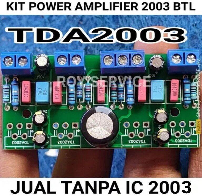 Mini kit power tda2003 jual tanpa ic / PCB tda2003 btl | Lazada Indonesia