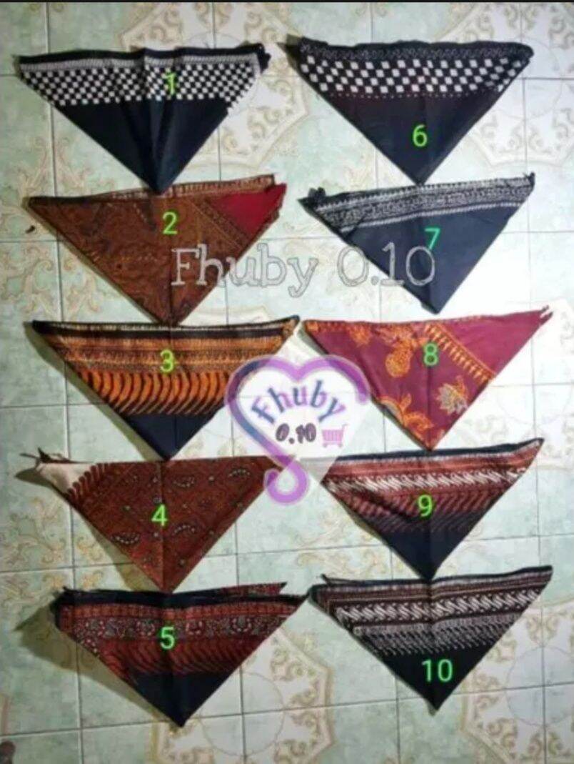 Slayer Batik Segitiga - Iket Kepala Batik Segitiga | Lazada Indonesia