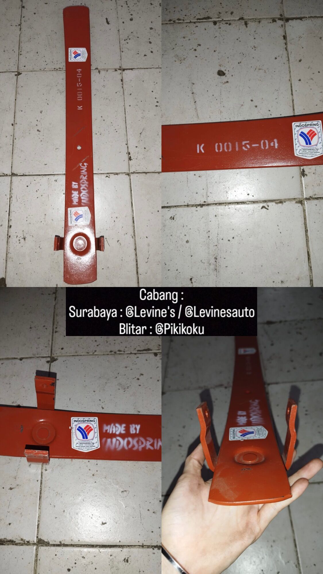 per L300 nomor 4 K15-04 merk Indospring / per daun L300 nomer 4 / leaf ...