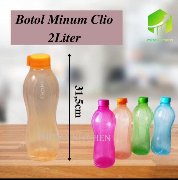 Botol Minum 2 Liter Botol Minum Plastik Botol Minum Clio | Lazada Indonesia
