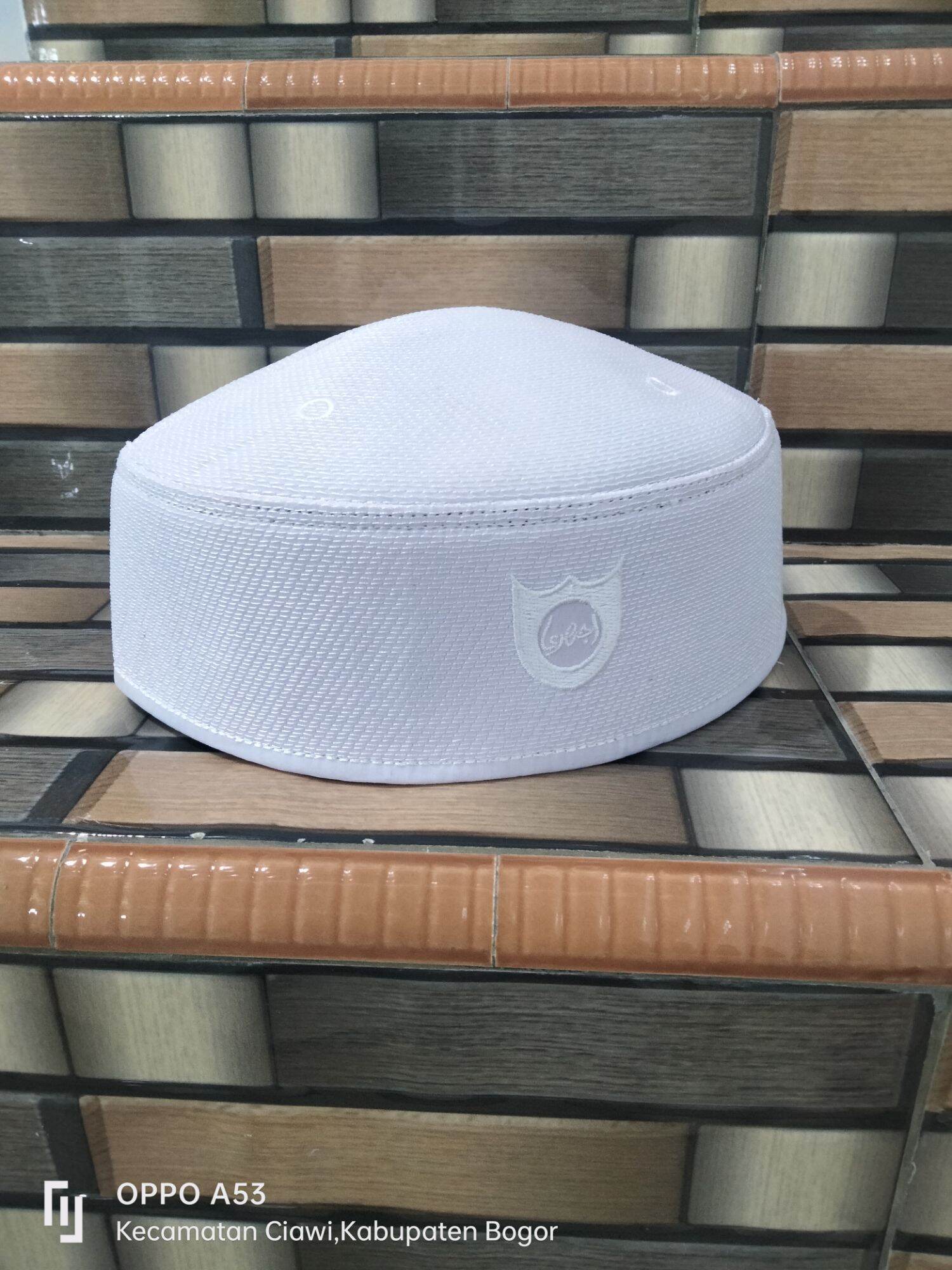 peci kopeah terompah malaysia anak/peci putih pria santri | Lazada Indonesia