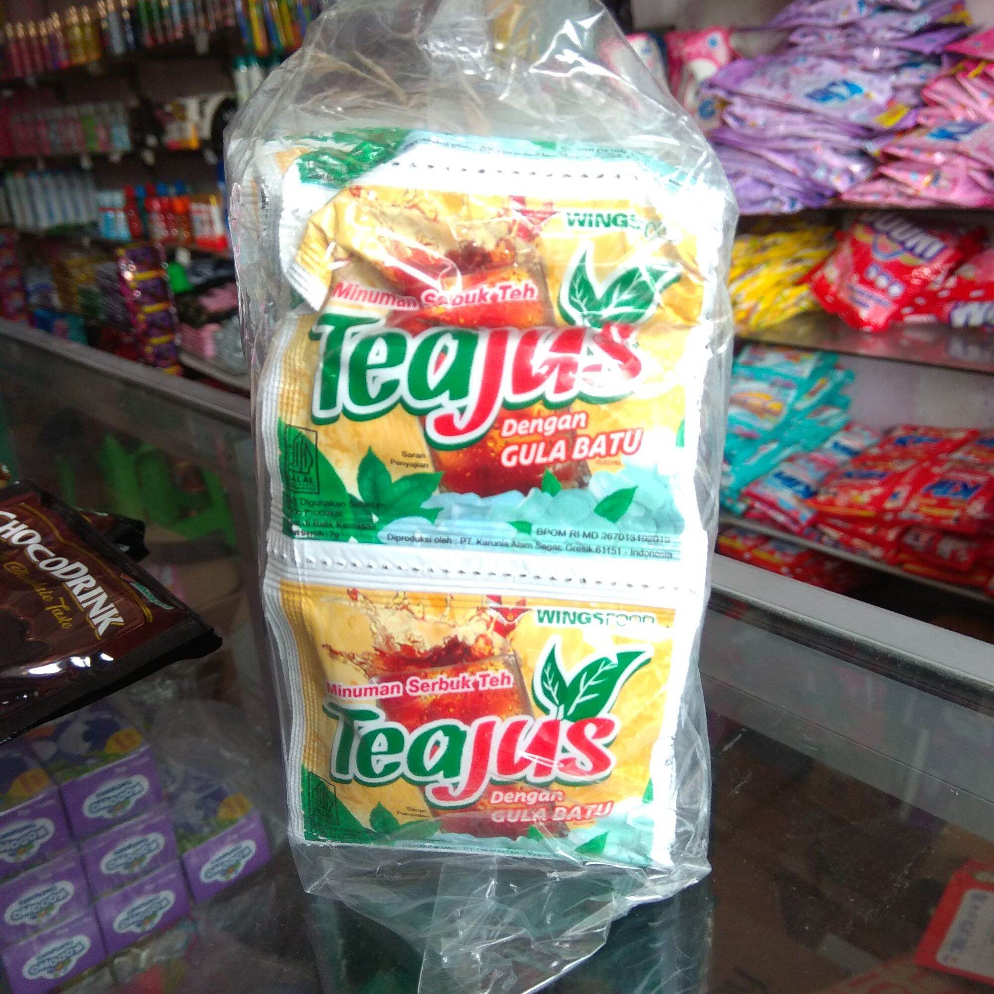 Teajus minuman serbuk teh 10sachet perbungkus perenteng | Lazada Indonesia