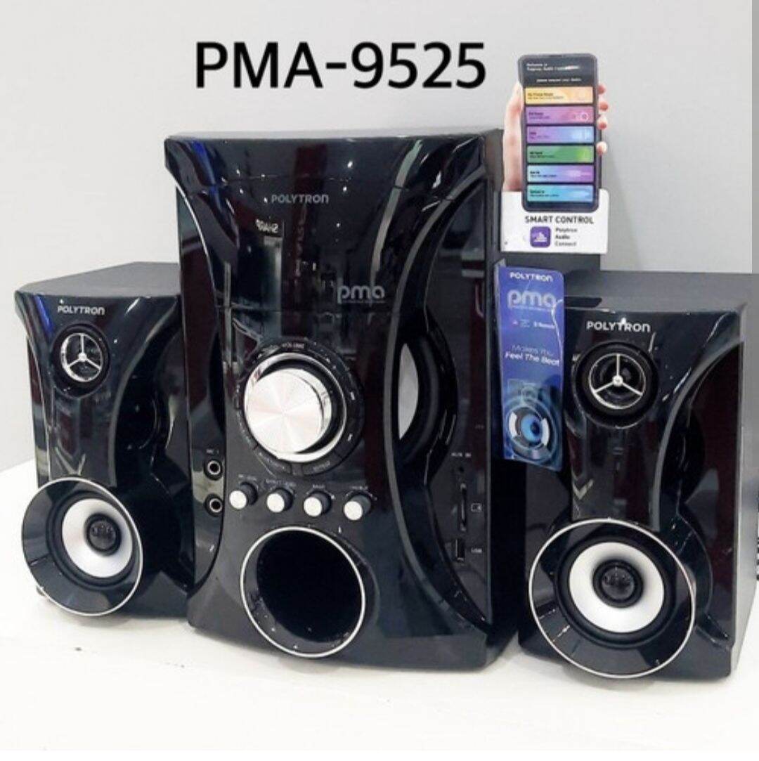 POLYTRON PMA 9505/9525 BLUETOOTH ORIGINAL Super bass | Lazada Indonesia
