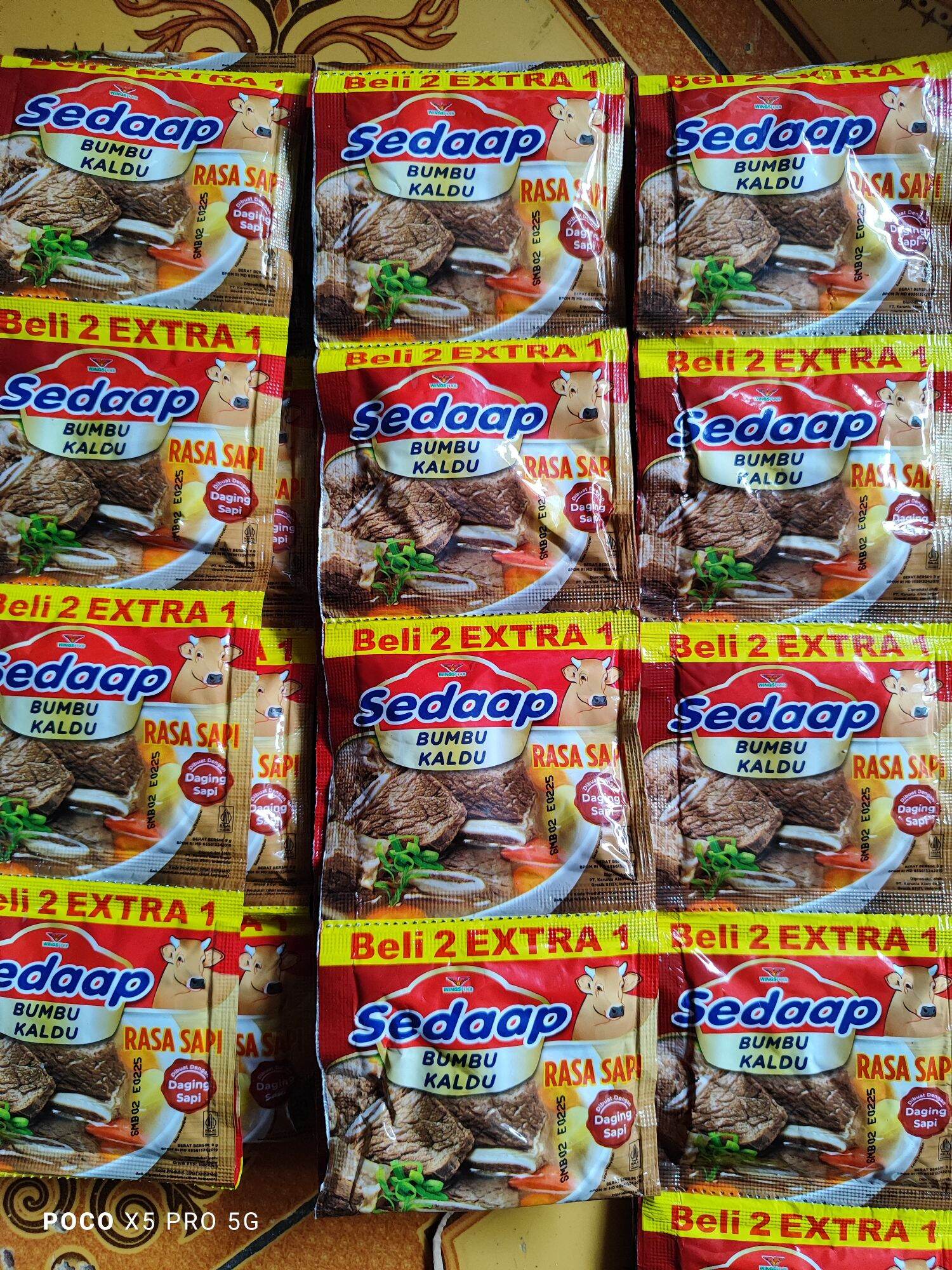 Bumbu Kaldu Sedaap Rasa Sapi 1 Renceng / Bumbu Kaldu / Pelengkap ...