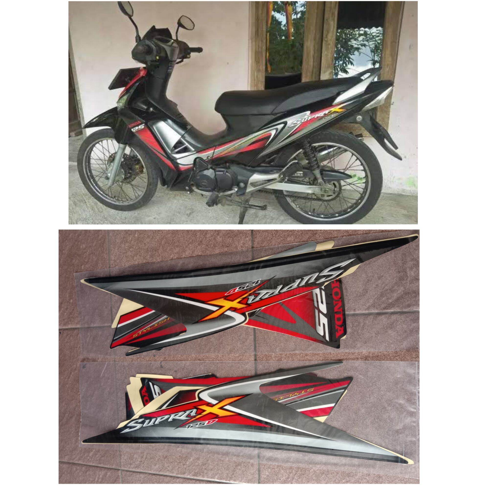 Sticker Striping Supra X 125 D 2009 | Lazada Indonesia