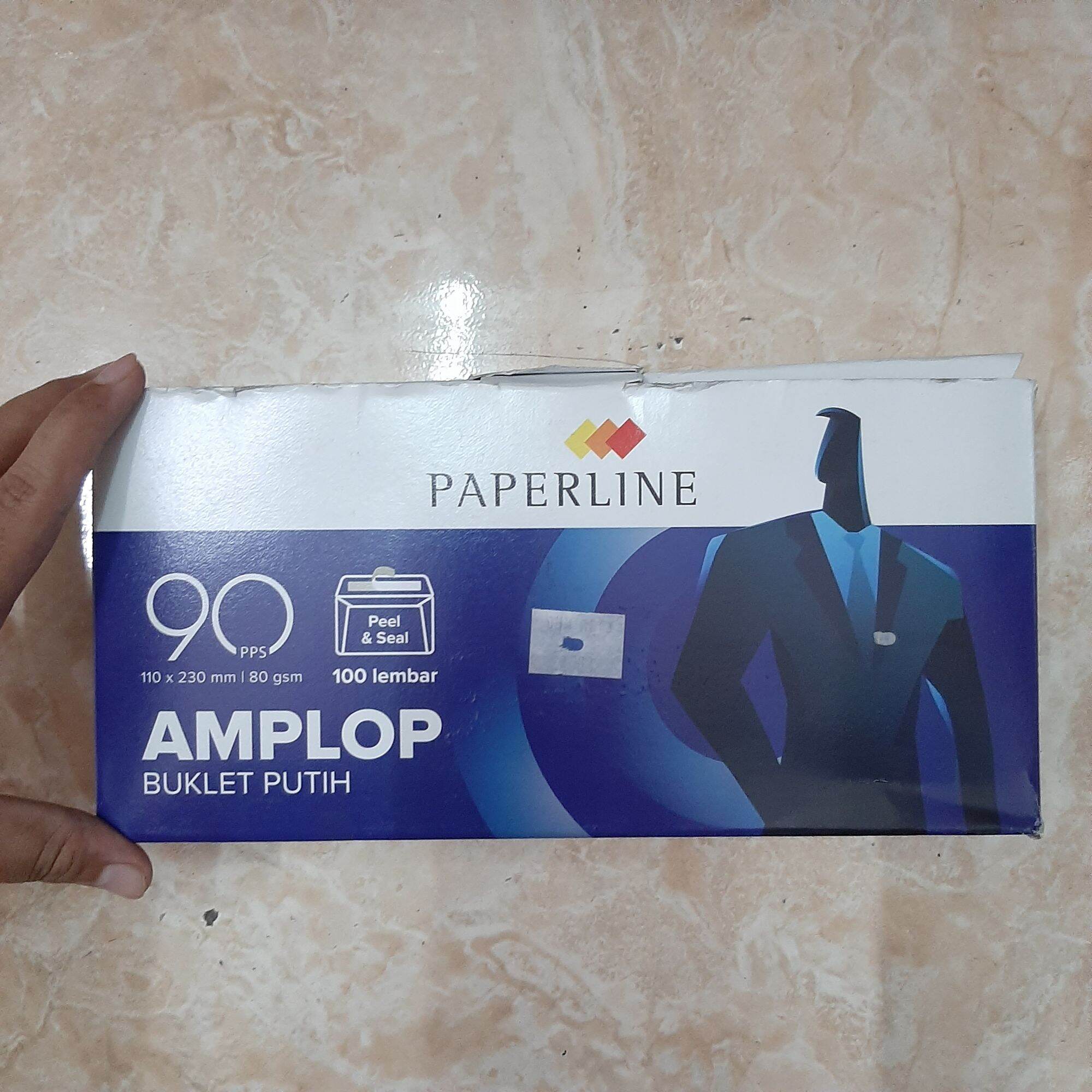 Paperline Amplop Putih Banker Besar 110x230mm 80gr 100lembar | Lazada ...