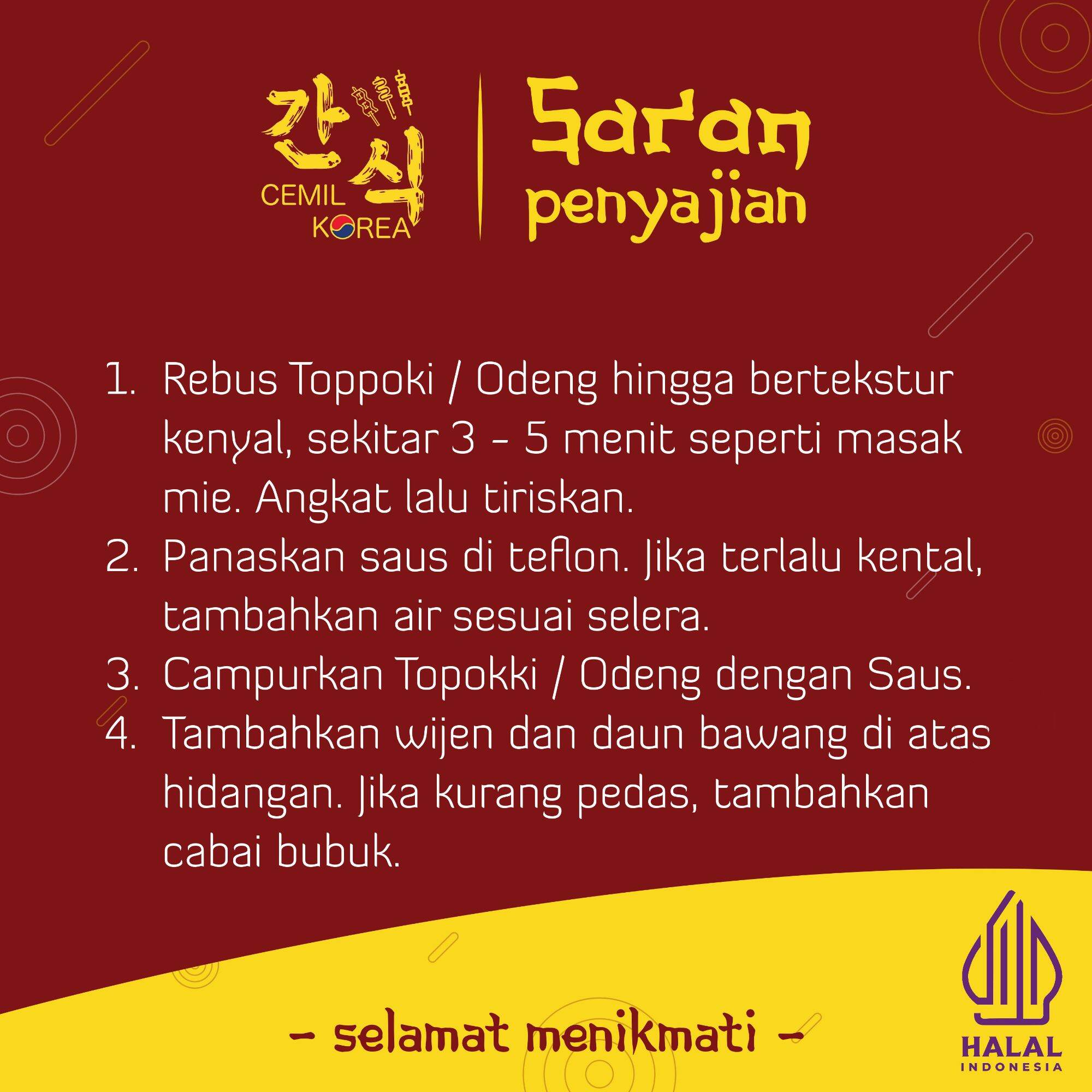 1 Kg Toppoki Tteokbokki Topoki Topokki Rice Cake Instan Halal 1Kg Jajan ...