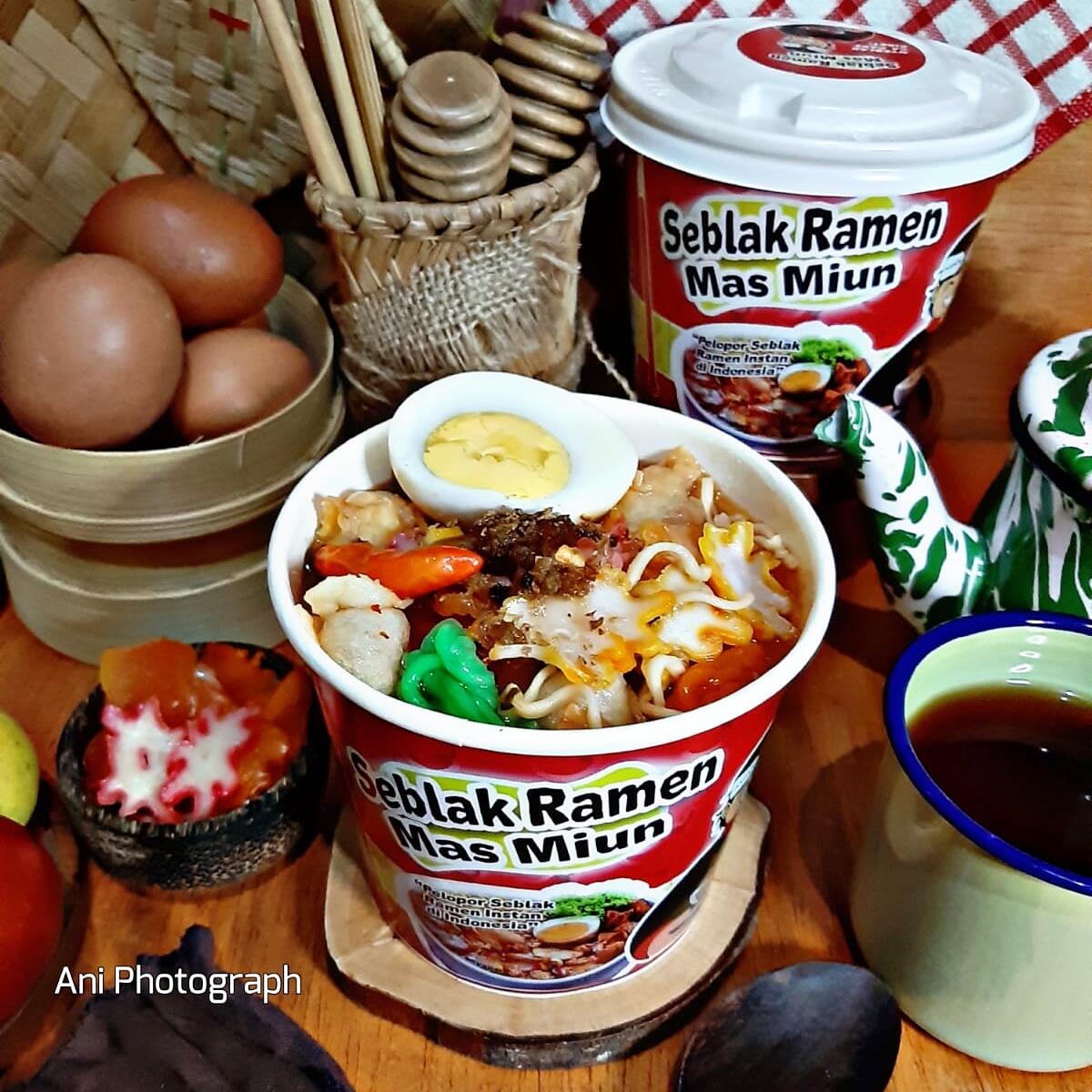 Seblak Ramen Instant Pedas Mas Miun Cancimen Oleh oleh Khas Bandung ...