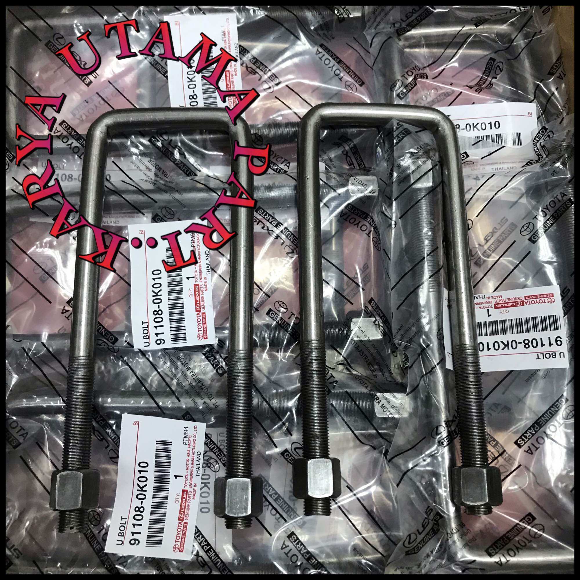 U Bolt Spring U Bolt Toyota Hilux Double Cabin Vigo 91108-OK010/90117 ...