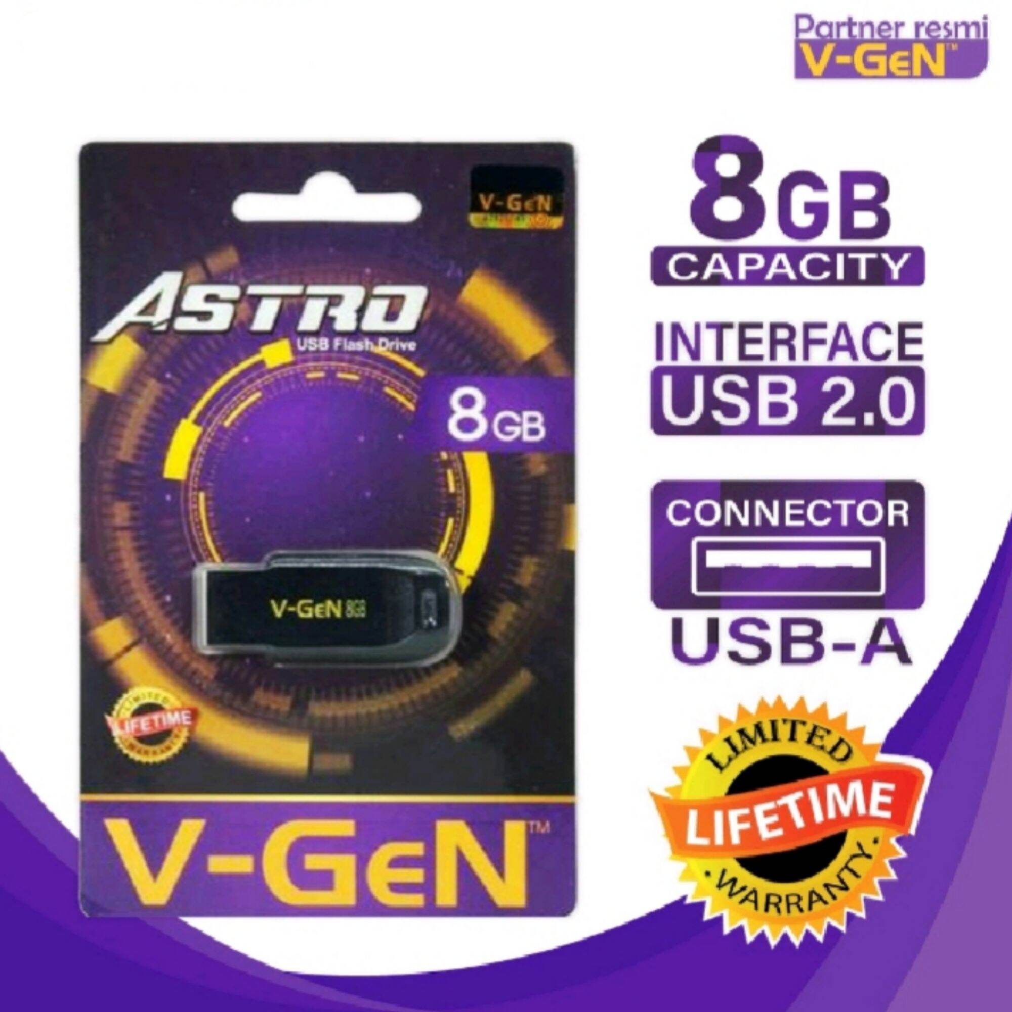 USB Flashdisk Astro V-Gen 8GB/16GB/32GB/64GB Water Proof - 100% Ori ...