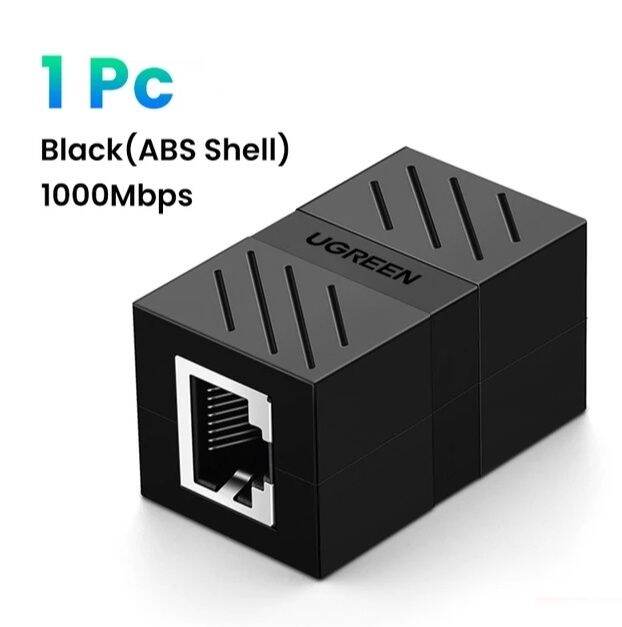 Ugreen RJ45 Ethernet Coupler Extender Connector 1000Mbps Cat 7 Cat 6 ...