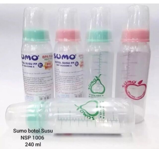 Botol Susu Bayi Newborn 50ml 120ml 240ml Merk SUMO Murah Perlengkapan Makan Bayi Baru Lahir ...