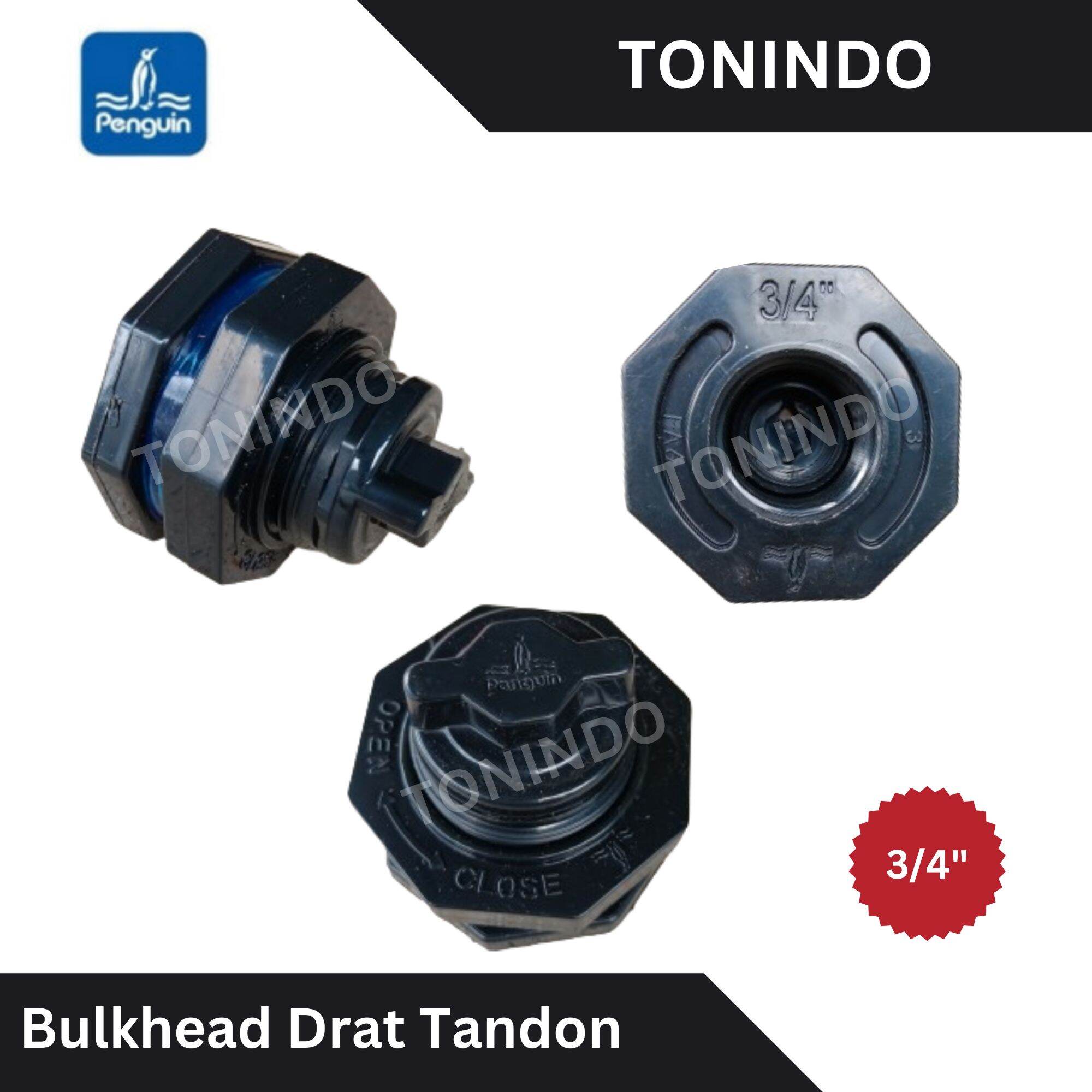 Bulkhead Drat Tandon Penguin ¾" dan 1" | Lazada Indonesia