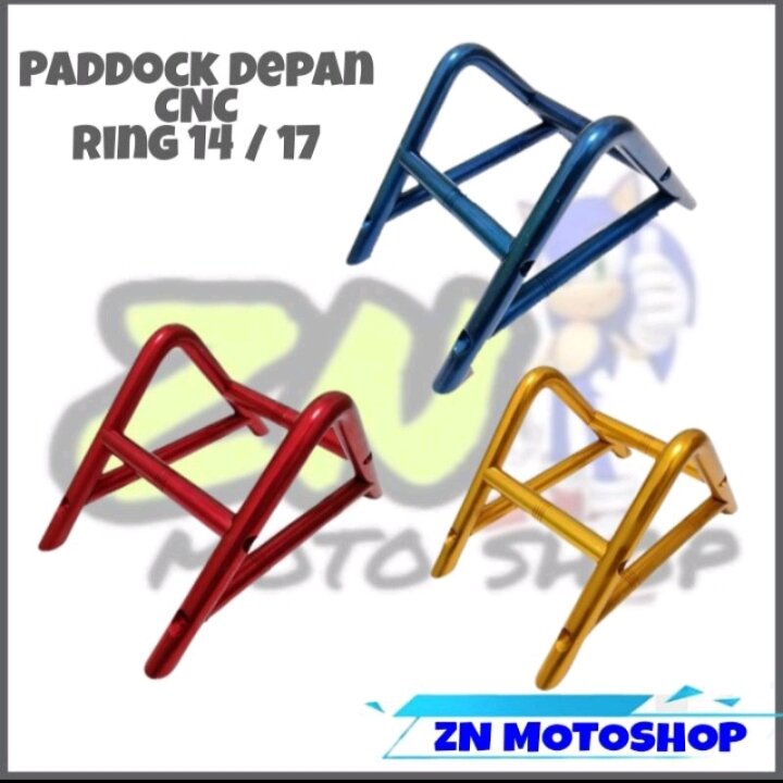 Paddock CNC Depan Ring 17 / Ring 14 Paddock Roda Depan CNC | Lazada ...