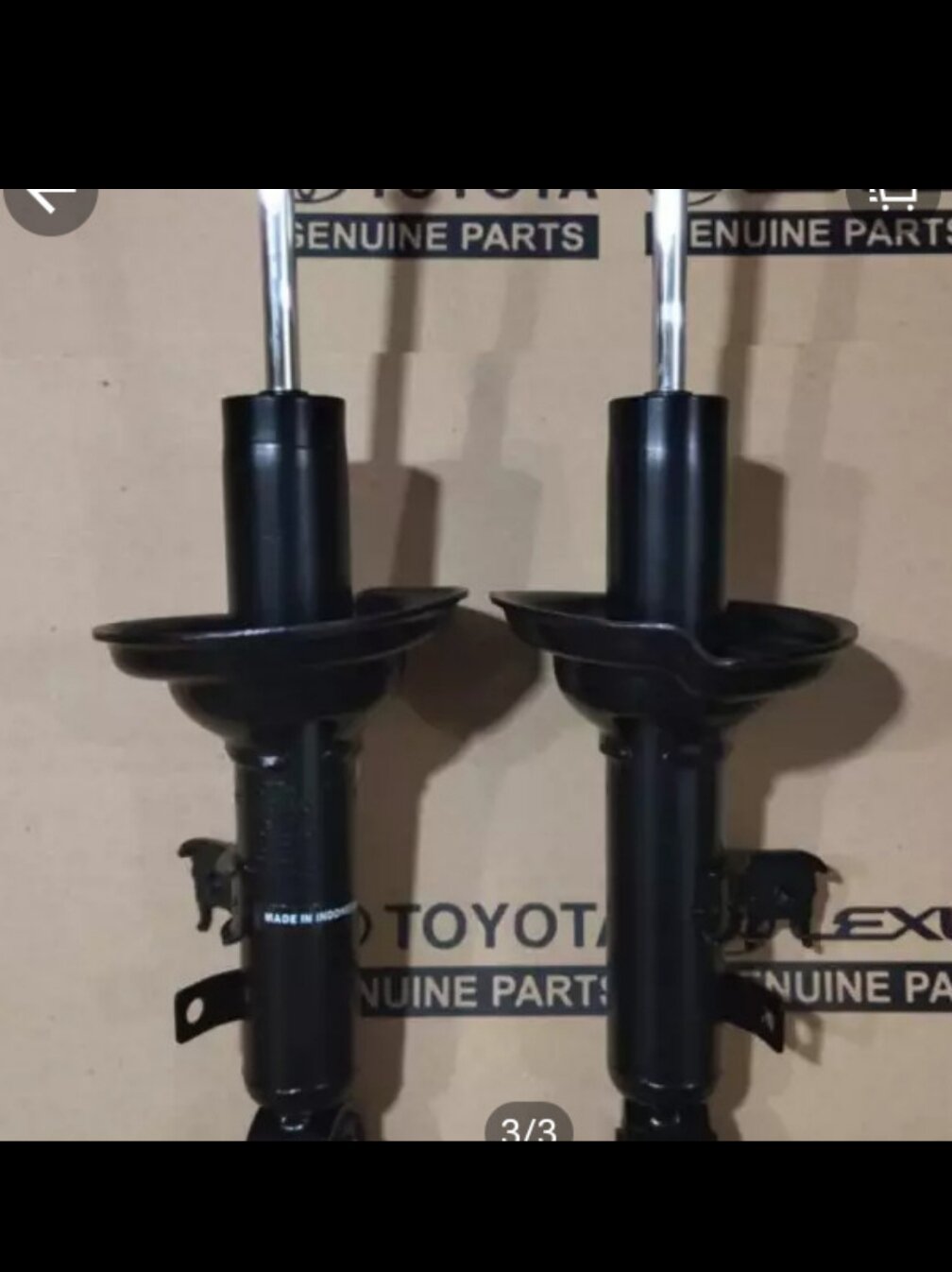 Shockbreaker Shock absorber Toyota kijang Innova reborn Depan sepasang ...