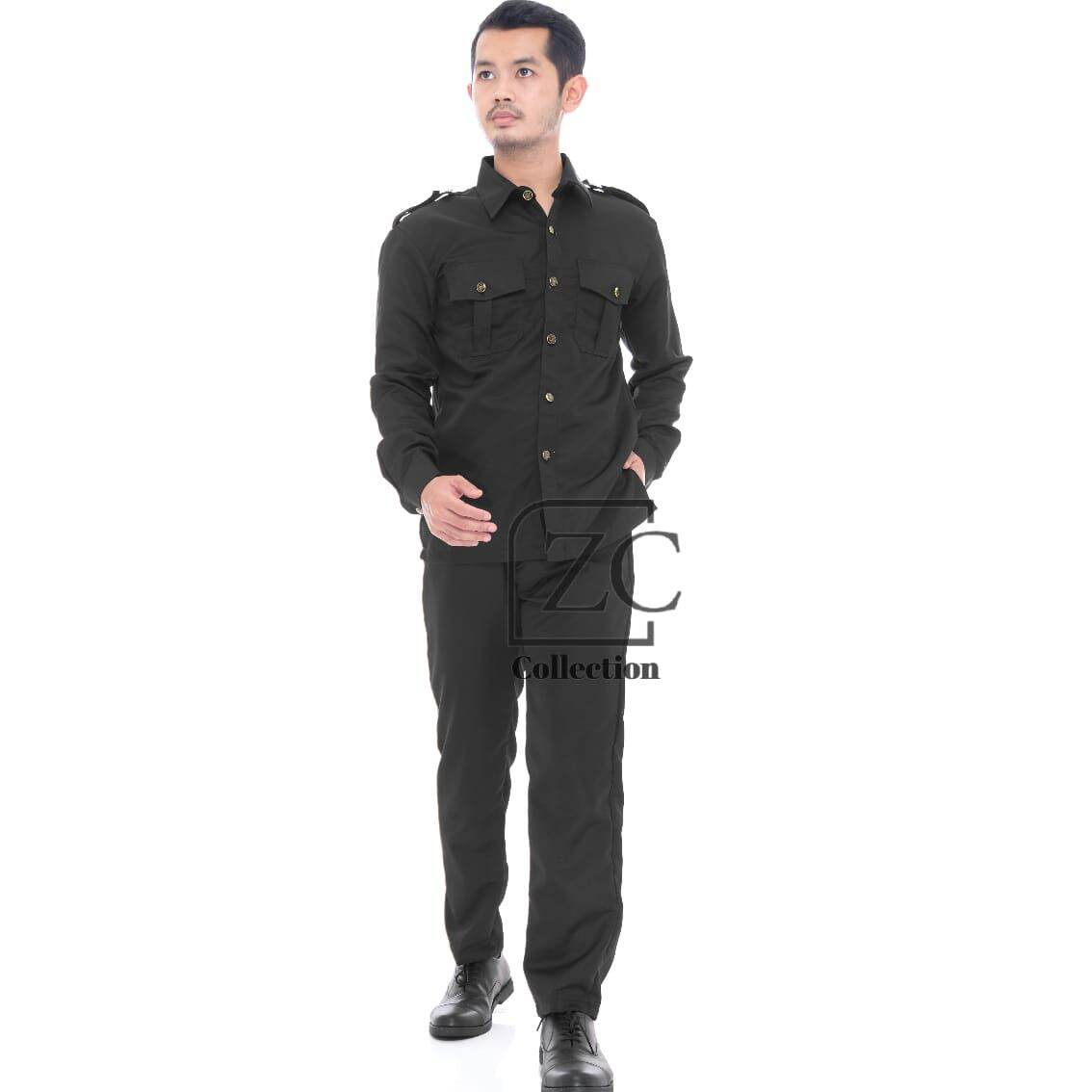 seragam safari lengan panjang biru navy seragam security terbaru baju ... seragam safari lengan panjang biru navy seragam security terbaru baju ...