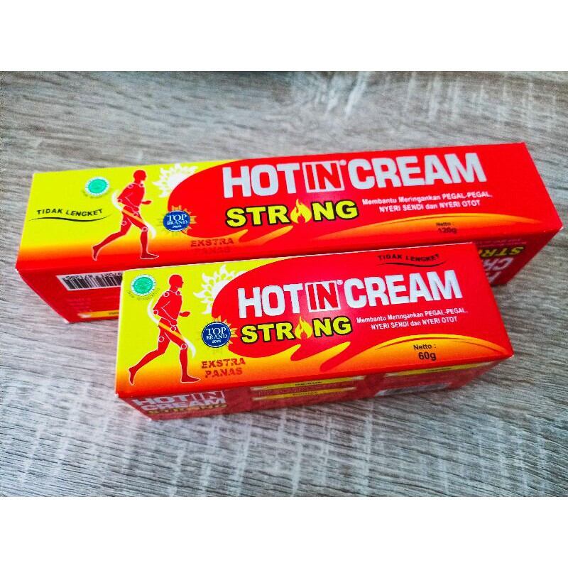 Hot In Cream Nyeri Otot Ukuran Besar 120 gr Kecil 60 gr all varian ...