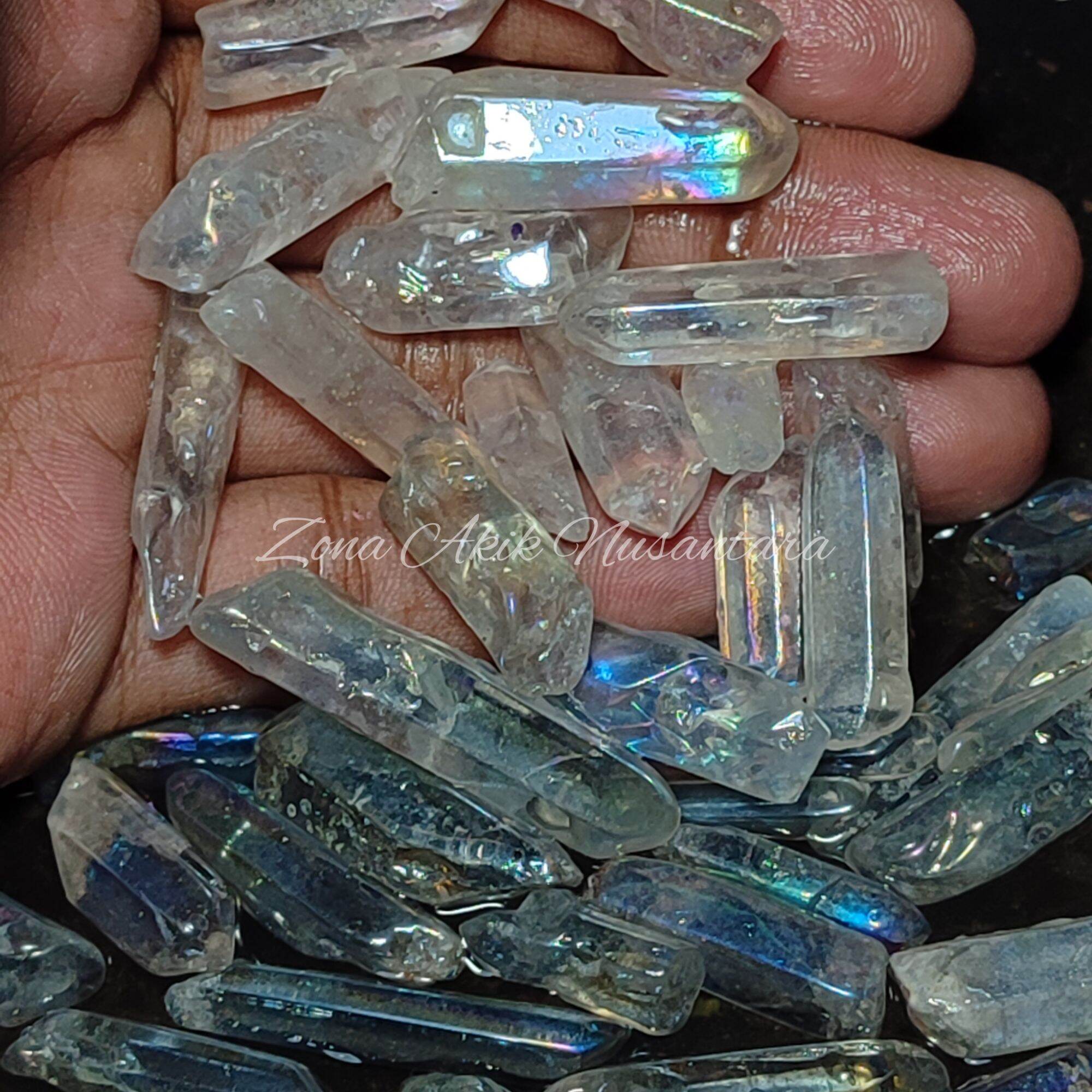 Clear Quartz Aura Natural Batu Asli Alam | Lazada Indonesia