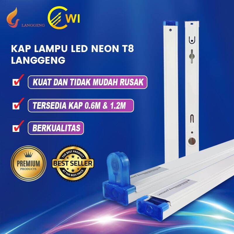 Kap Lampu/Rumah Lampu T8 120cm Langgeng | Lazada Indonesia