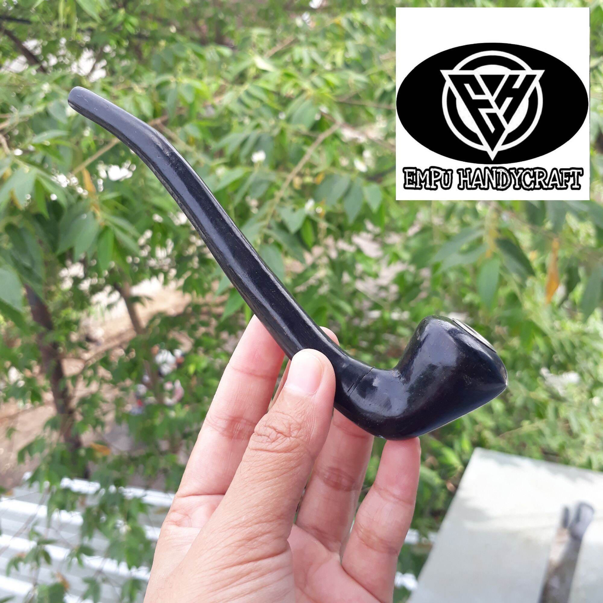 Once pipa rokok kayu kelor hitam T 369 | Lazada Indonesia