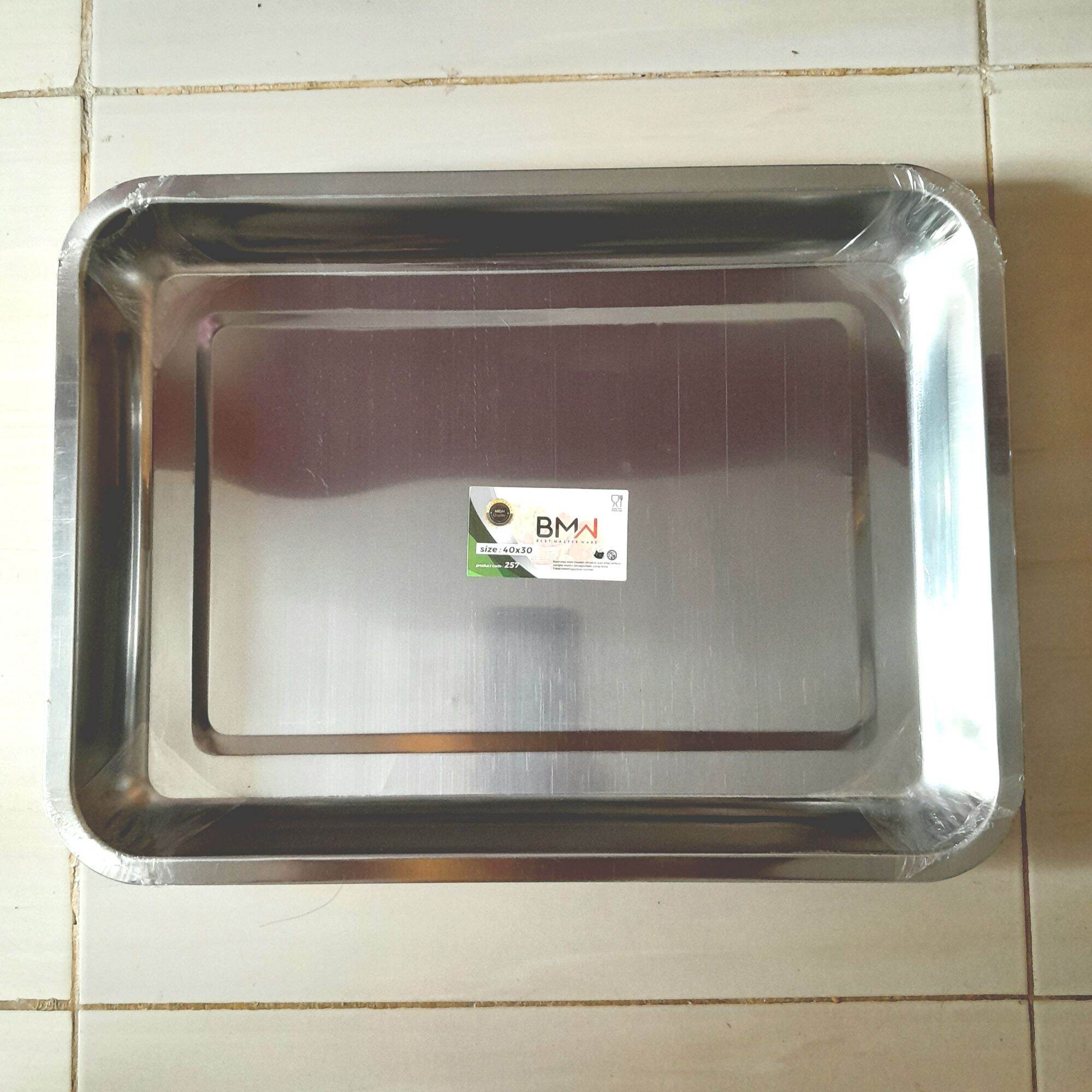 Nampak dan Rak Peniris Jumbo /Rak peniris gorengan dan Nampan Stainless ...