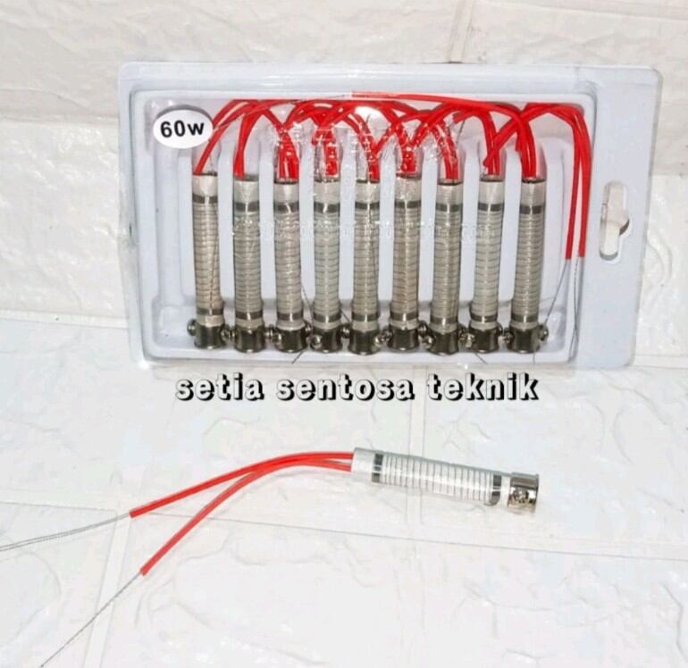 Elemen solder polos 60w elemen solder 60 watt putih polos | Lazada ...