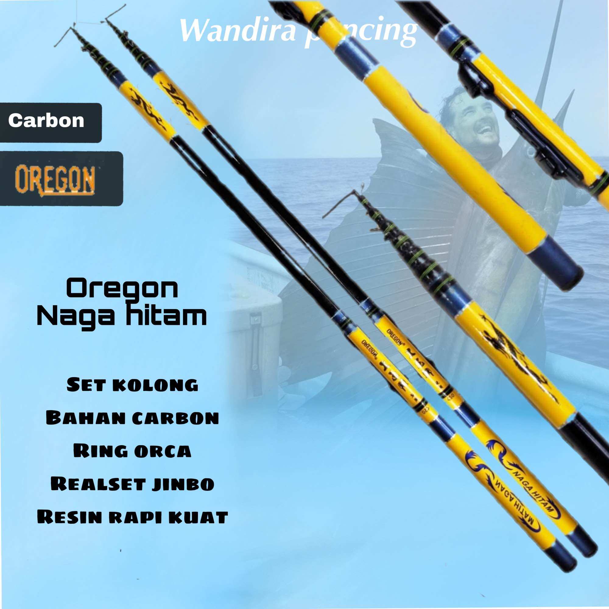 JORAN TEGEK OREGON NAGA HITAM SET KOLONG 360 450 540 CM | Lazada Indonesia