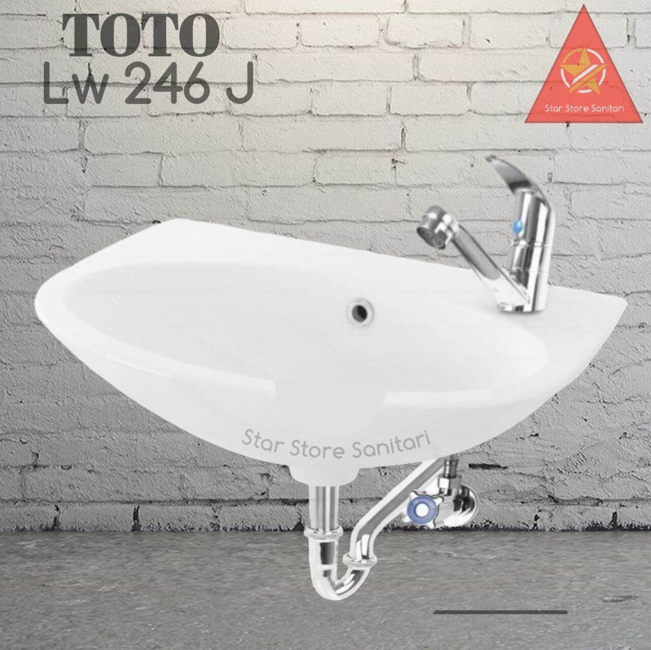 Wastafel Toto Lw 246 J Lengkap / Wastafel Toto Ori | Lazada Indonesia