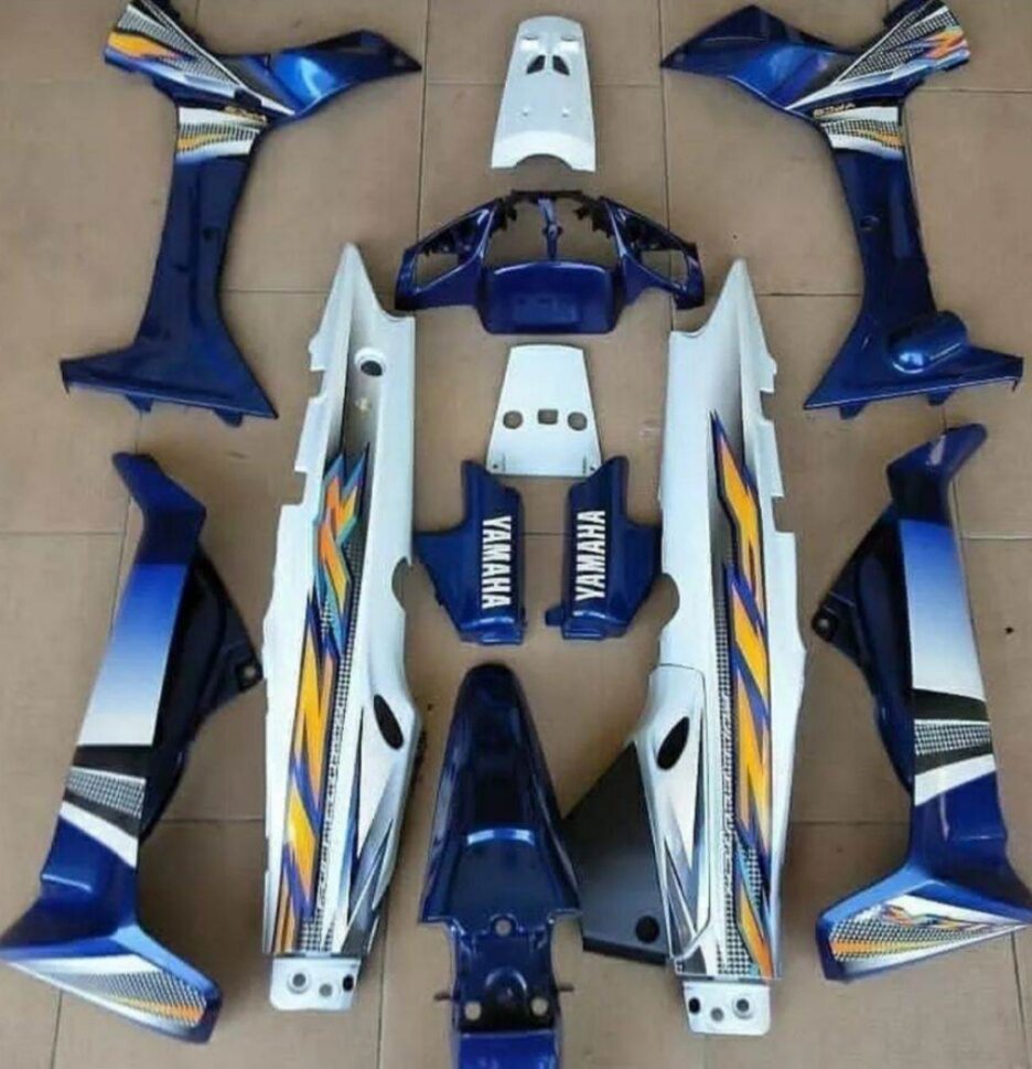 full bodi halus Yamaha fizr putih biru 2004 | Lazada Indonesia